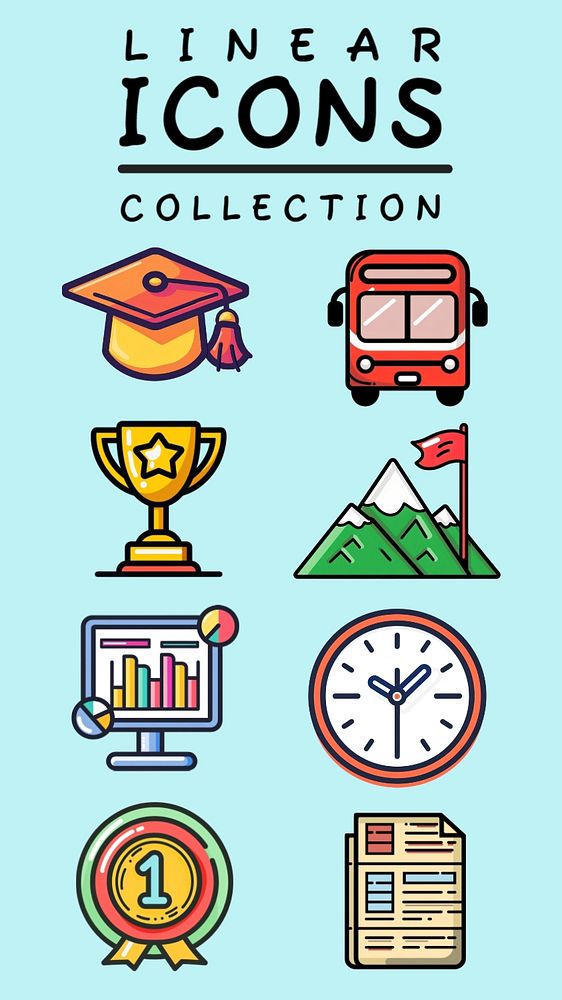 Editable linear business vector icon | Premium Editable Design - rawpixel