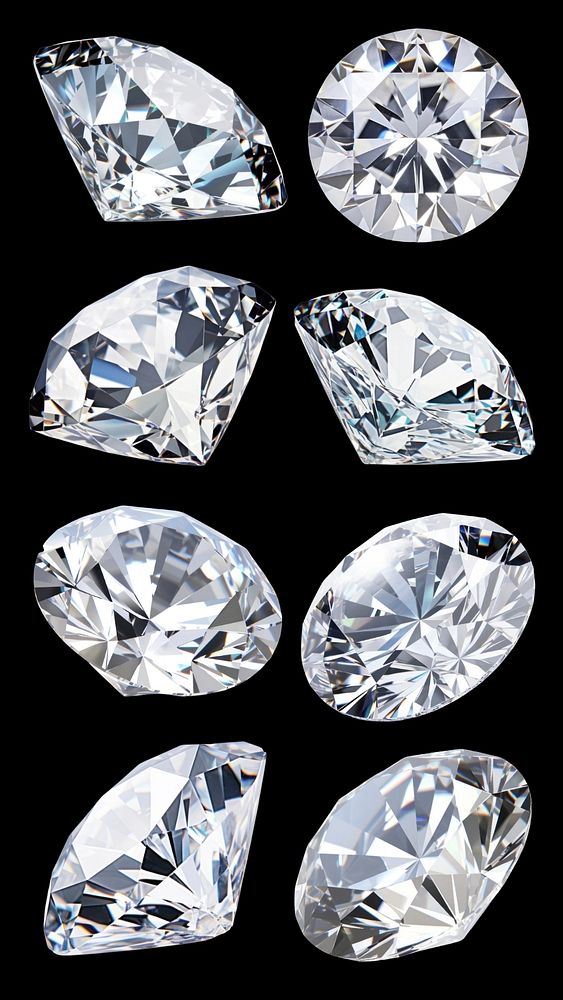 Editable diamond jewelry design element | Premium Editable Design ...