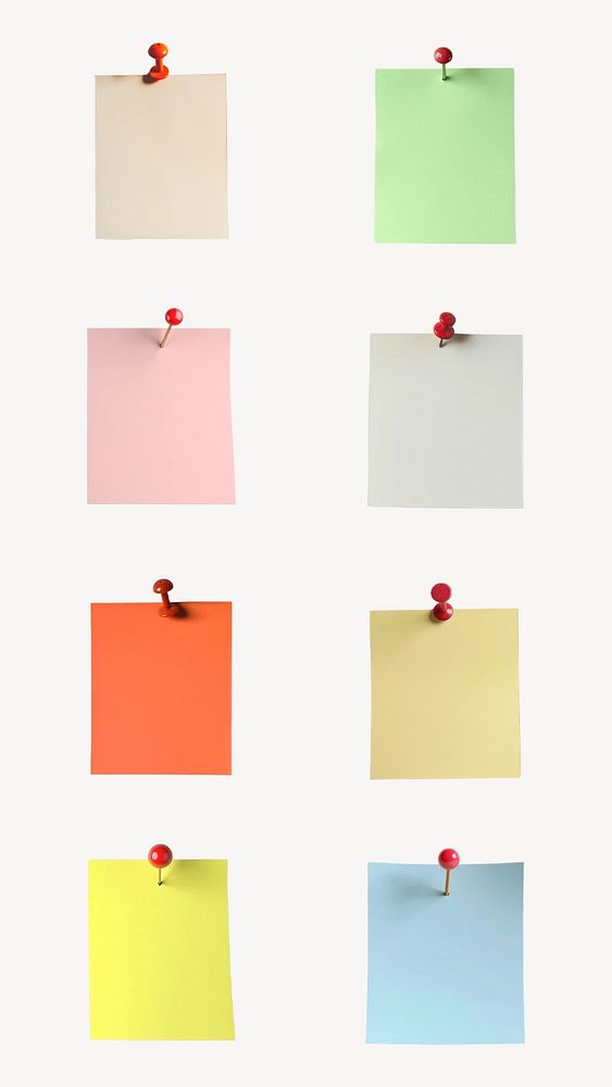 Editable pinned notepad design element | Premium Editable Design - rawpixel
