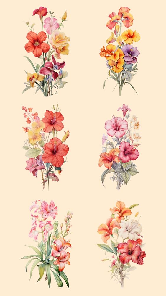 Editable flower illustration design element | Premium Editable Design ...