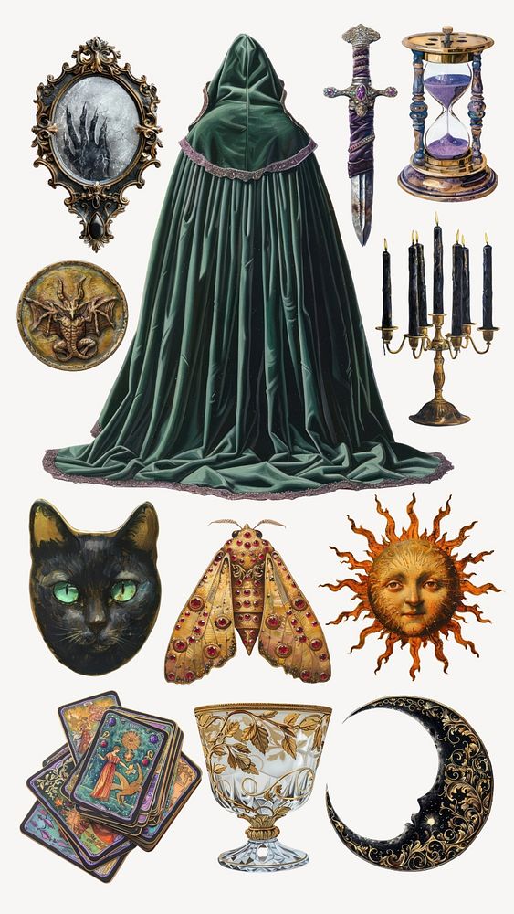 Editable arcane enchantment design element | Premium Editable Design ...