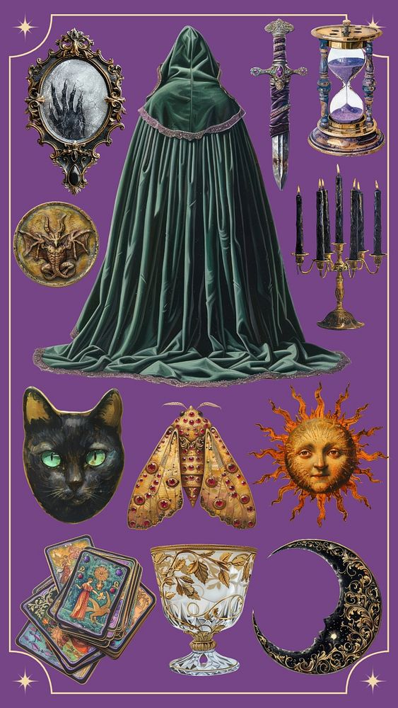 Editable arcane enchantment design element | Premium Editable Design ...