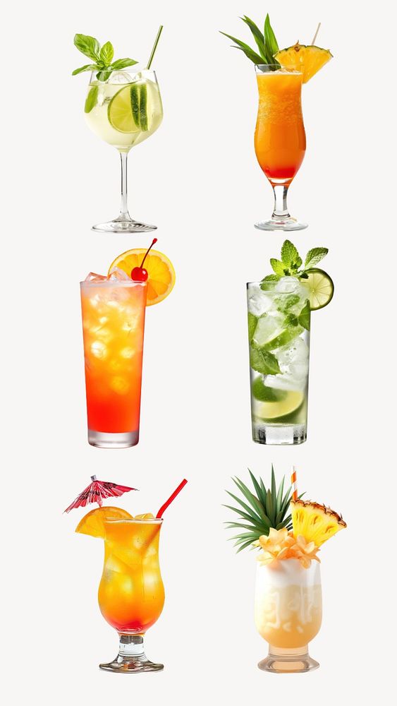 Editable cocktail drink design element | Premium Editable Design - rawpixel