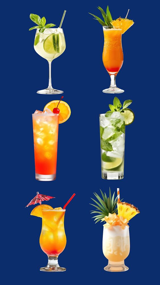 Editable cocktail drink design element | Premium Editable Design - rawpixel