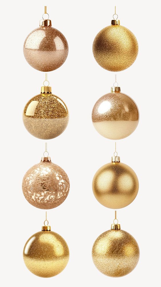 Editable gold Christmas bauble design | Premium Editable Design - rawpixel