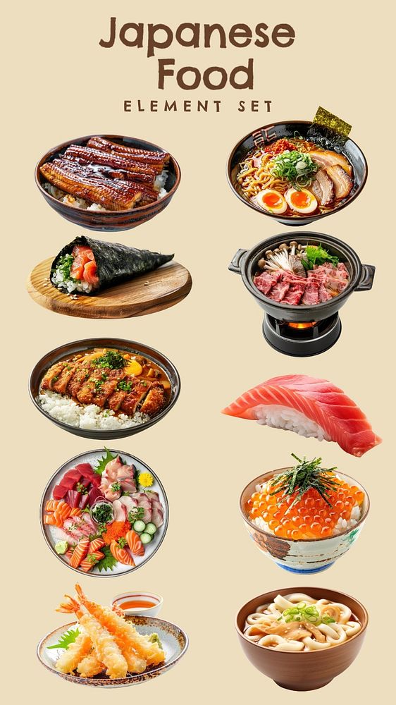 Editable Japanese food design element | Premium Editable Design - rawpixel