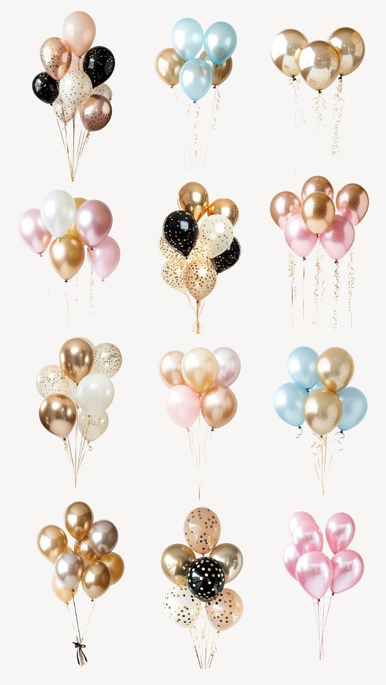 Editable party balloon design element | Premium Editable Design - rawpixel