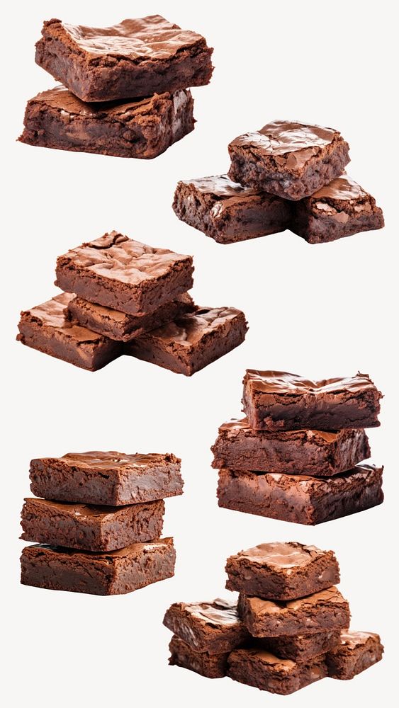 Editable chocolate brownies design element | Premium Editable Design ...