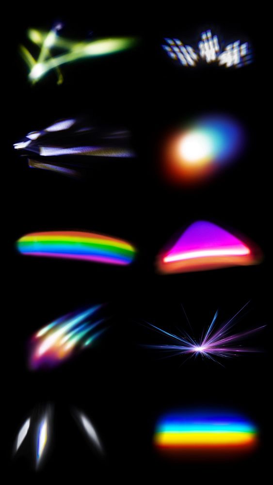 Editable prism effect design element | Premium Editable Design - rawpixel