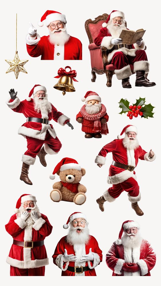 Editable Santa Claus design element | Premium Editable Design - rawpixel