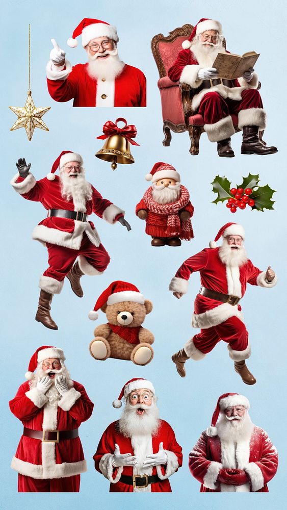 Editable Santa Claus design element | Premium Editable Design - rawpixel