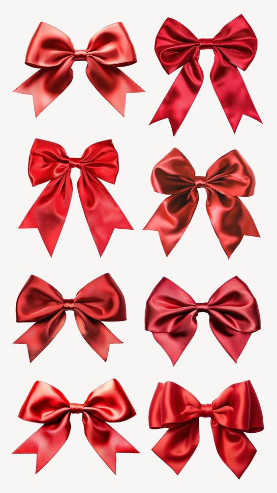 Editable red ribbon bow design | Premium Editable Design - rawpixel