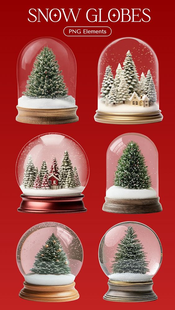 Editable snow globe design element | Premium Editable Design - rawpixel