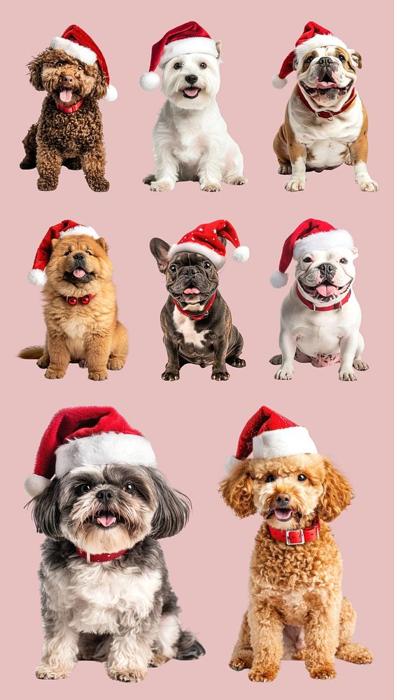 Editable Christmas dog design element | Premium Editable Design - rawpixel