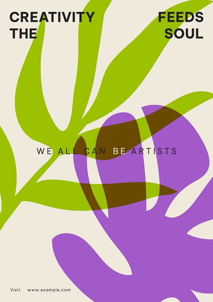 Art creativity poster template, editable | Premium Editable Template ...