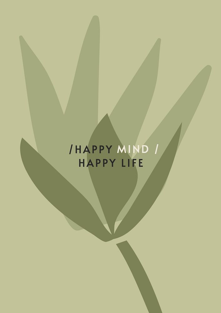 Happy life poster template, editable | Premium Editable Template - rawpixel
