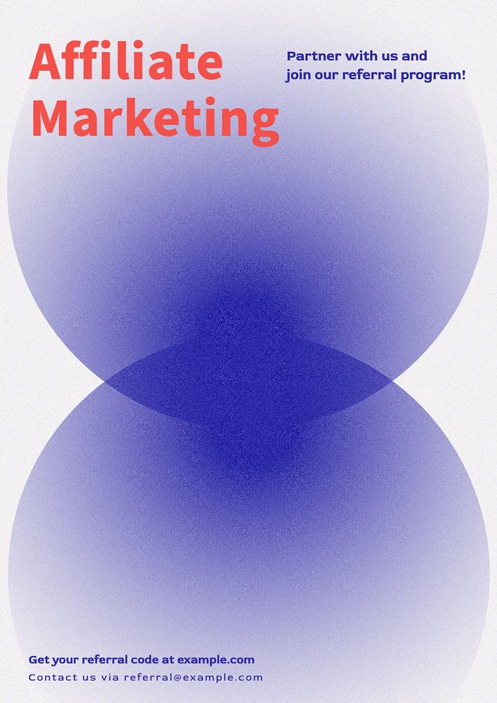 Affiliate marketing poster template, editable | Premium Editable ...