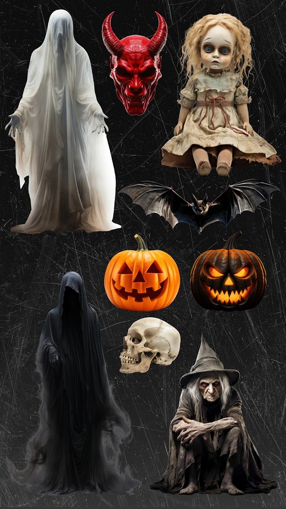 Editable Halloween horror design element | Premium Editable Design ...