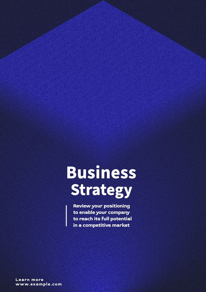 Business strategy poster template, editable | Premium Editable Template ...