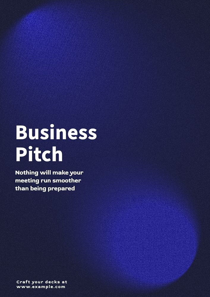 Business pitch poster template, editable | Free Editable Template ...
