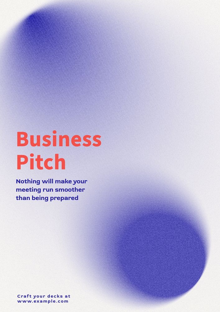 Business pitch poster template, editable | Premium Editable Template ...
