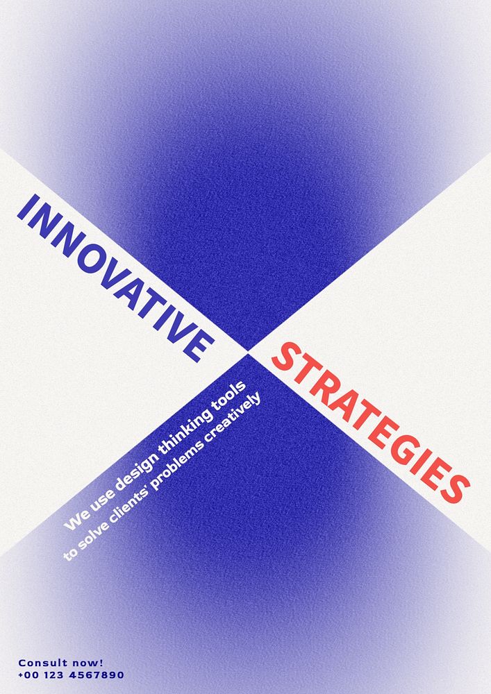 Creative solution consultation poster template, | Premium Editable ...