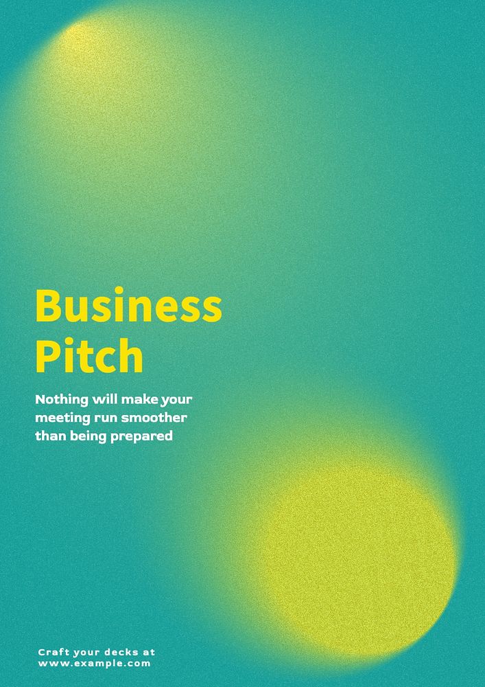 Business pitch poster template, editable | Premium Editable Template ...
