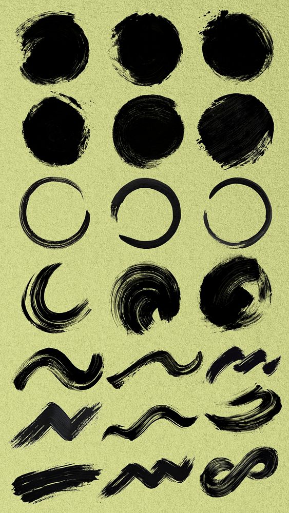 Editable ink brush stroke design | Premium Editable Design - rawpixel