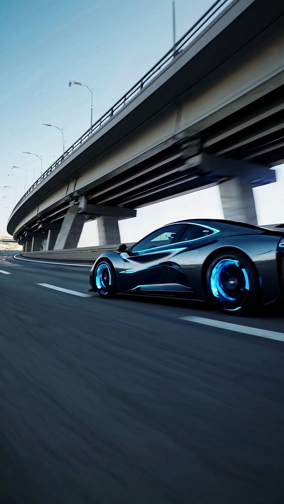 Dynamic side view sleek sports | Free Video - rawpixel