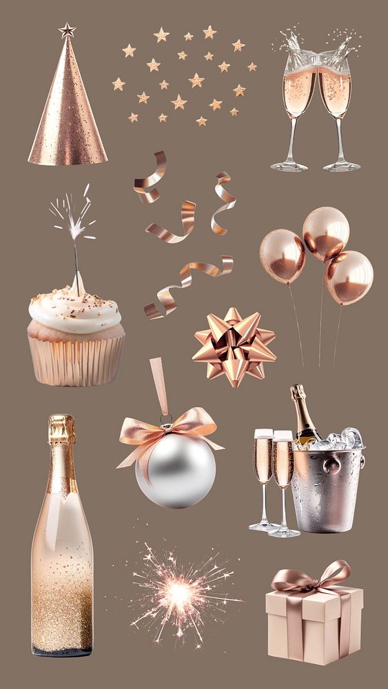 Elegant celebration designs element set | Premium Editable Design ...