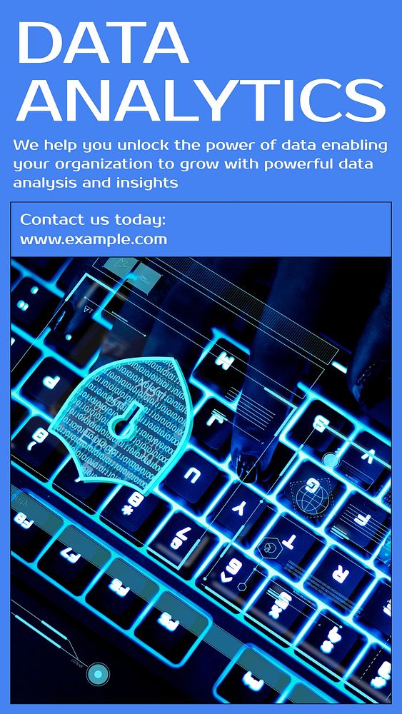 Data analytics social story template, | Free Photo - rawpixel