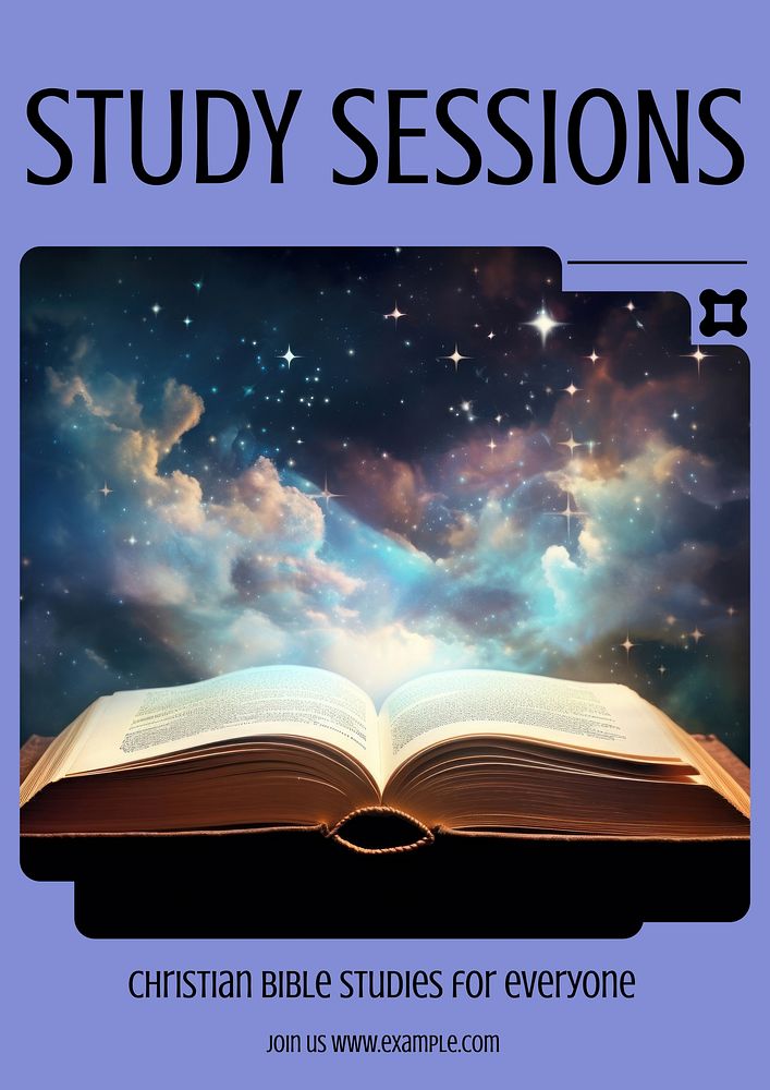 Study session poster template | Free Photo - rawpixel