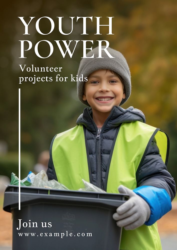 Youth power poster template | Free Photo - rawpixel