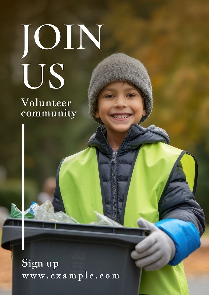 Join us poster template | Free Photo - rawpixel