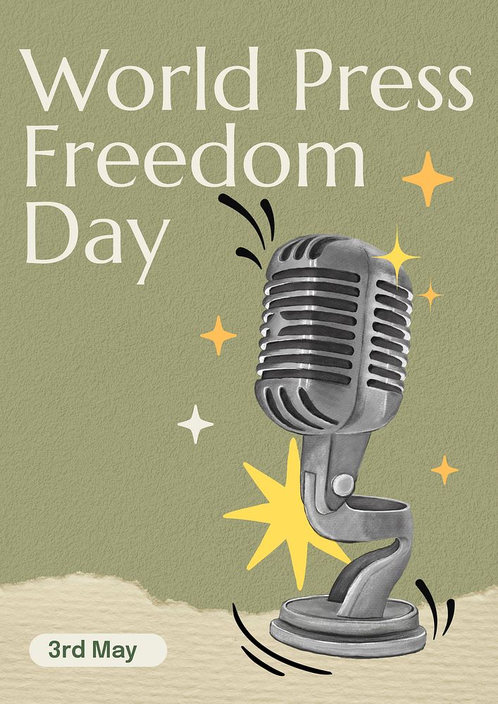 World Press Freedom Day poster | Free Photo - rawpixel