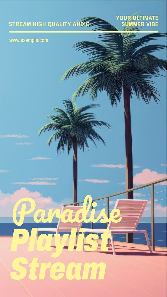 Playlist stream Instagram post template | Free Photo - rawpixel