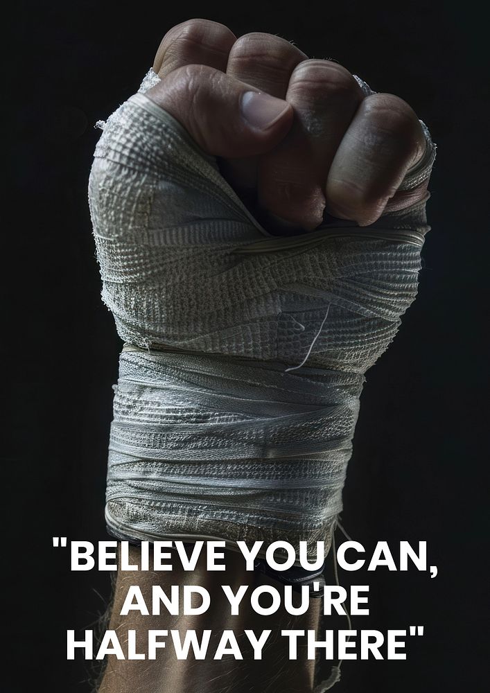 Sports quote poster template | Free Photo - rawpixel