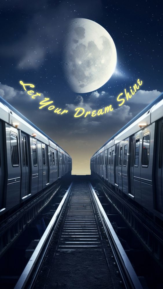 Let your dreams shine quote | Premium Photo - rawpixel