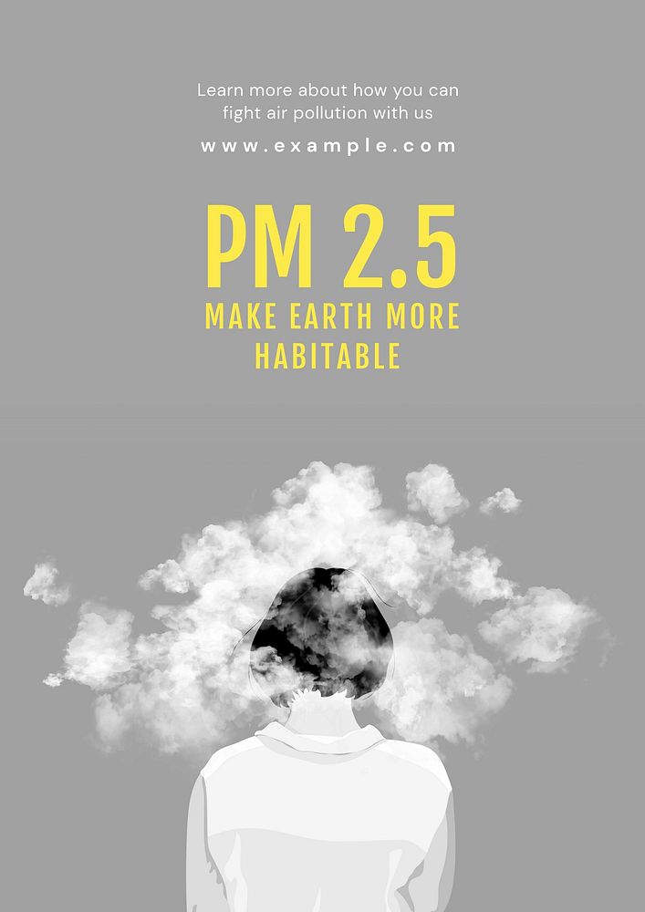 Air pollution campaign poster template | Free Photo - rawpixel