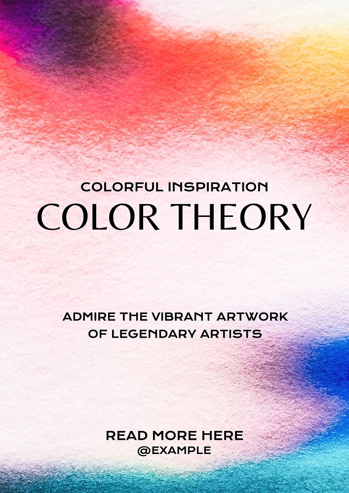 Color Theory poster template | Free Photo - rawpixel