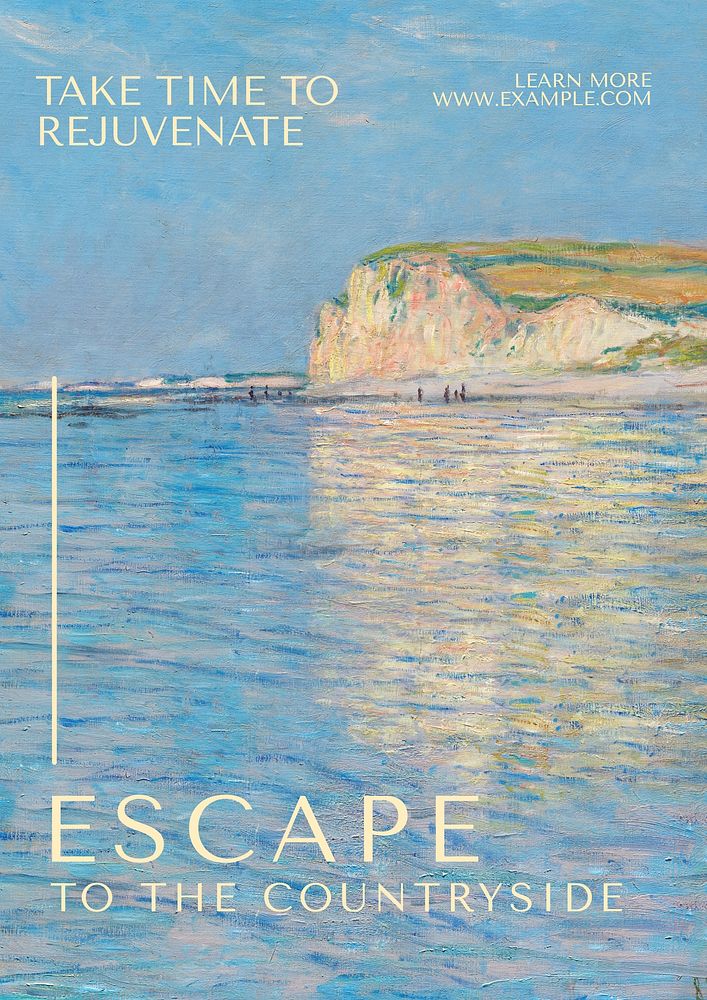 Travel countryside poster template, editable | Free Photo - rawpixel