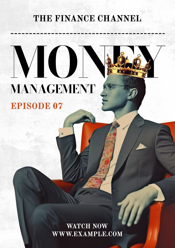 Money management poster template | Free Photo - rawpixel