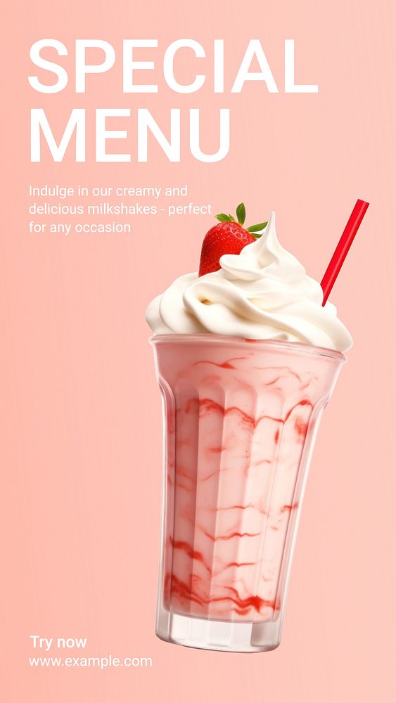 Special menu Instagram story template | Free Photo - rawpixel