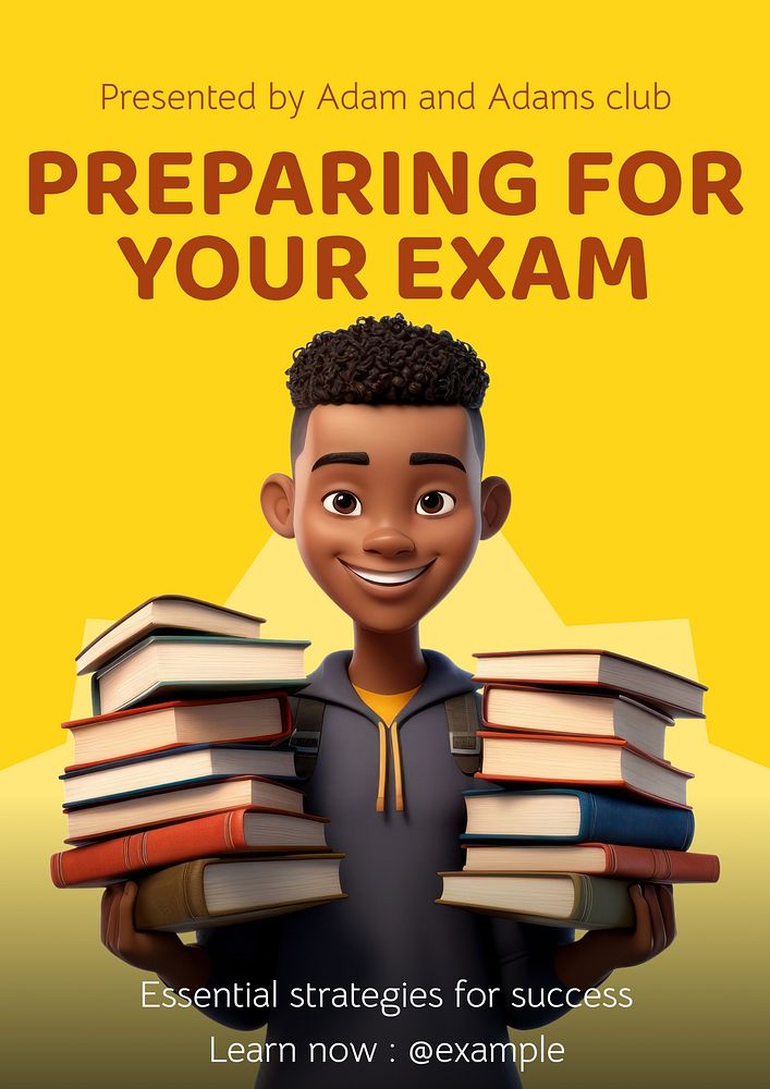 Student study tips poster template | Free Photo - rawpixel