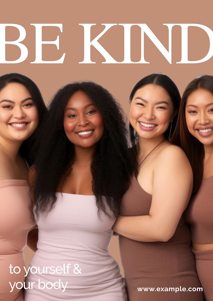 Be kind poster template | Free Photo - rawpixel