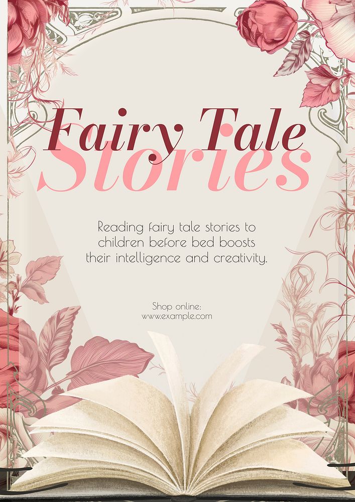 Fairy tale stories book cover | Free Photo - rawpixel