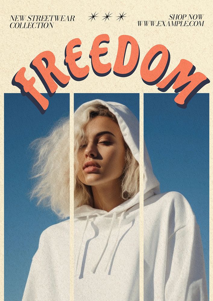 Freedom poster template | Free Photo - rawpixel