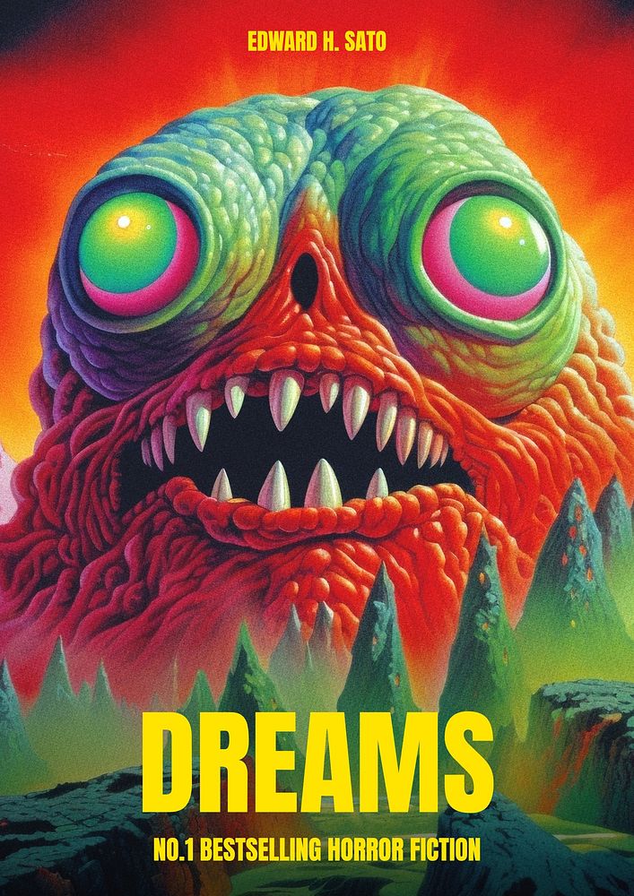 Horror fiction poster template | Premium Photo - rawpixel