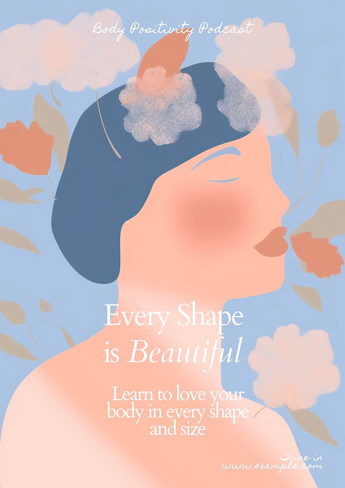 Body positivity poster template | Free Photo - rawpixel