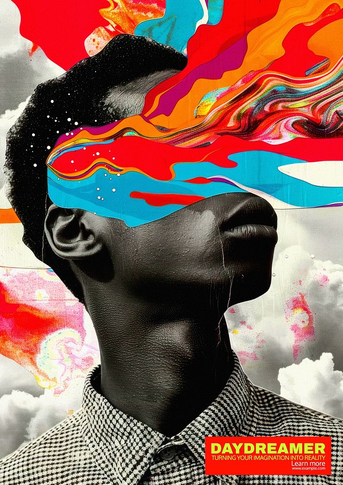 Daydreamer poster template | Free Photo - rawpixel